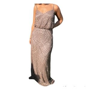 Caché | Dresses | Vintage Cache Beaded Formal Maxi Dress | Poshmark